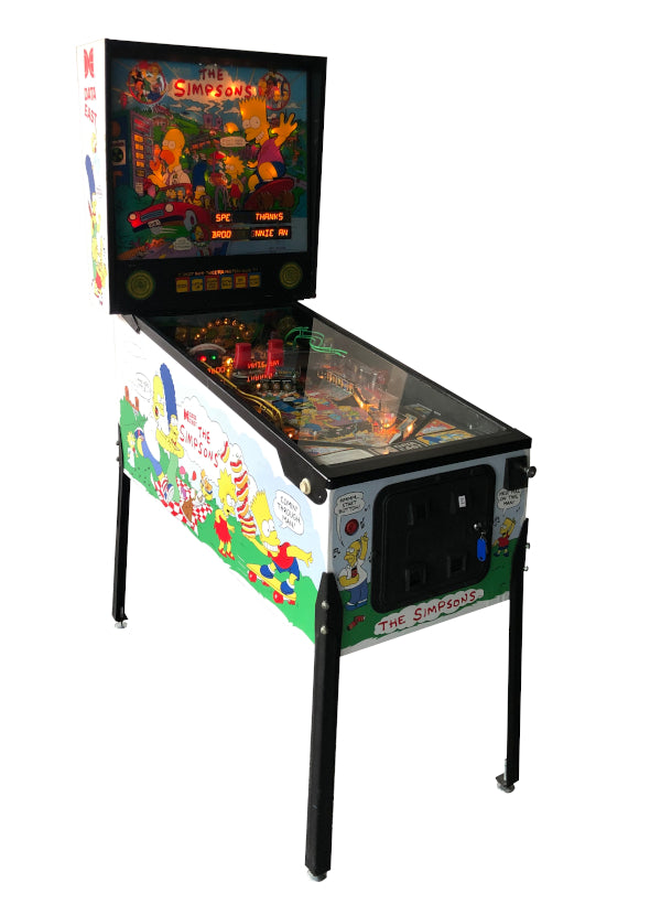 The Simpsons Flipper (Data East) buy and rent | Top Condition | Pinball ...