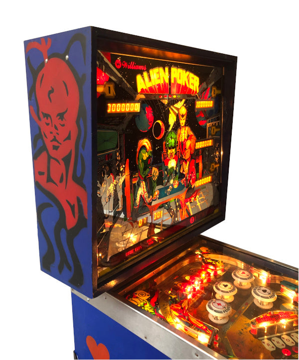 Alien Poker Flipper kaufen und mieten | Top Zustand | Pinball Factory ...